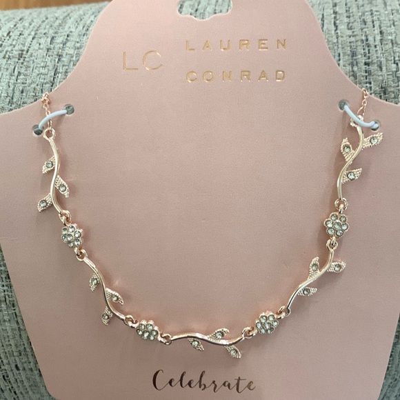 LC Lauren Conrad | Jewelry | Lauren Conrad Rose Gold Tone Floral Vine ...